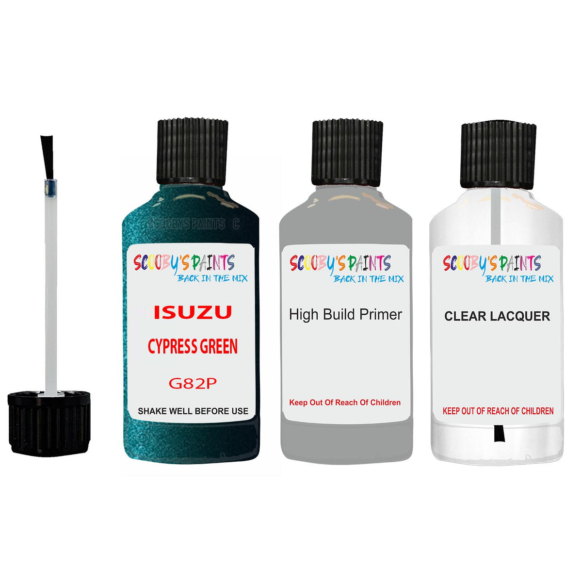 Touch Up Paint For ISUZU ISUZU ( OTHERS ) CYPRESS GREEN Code G82P Scra ...