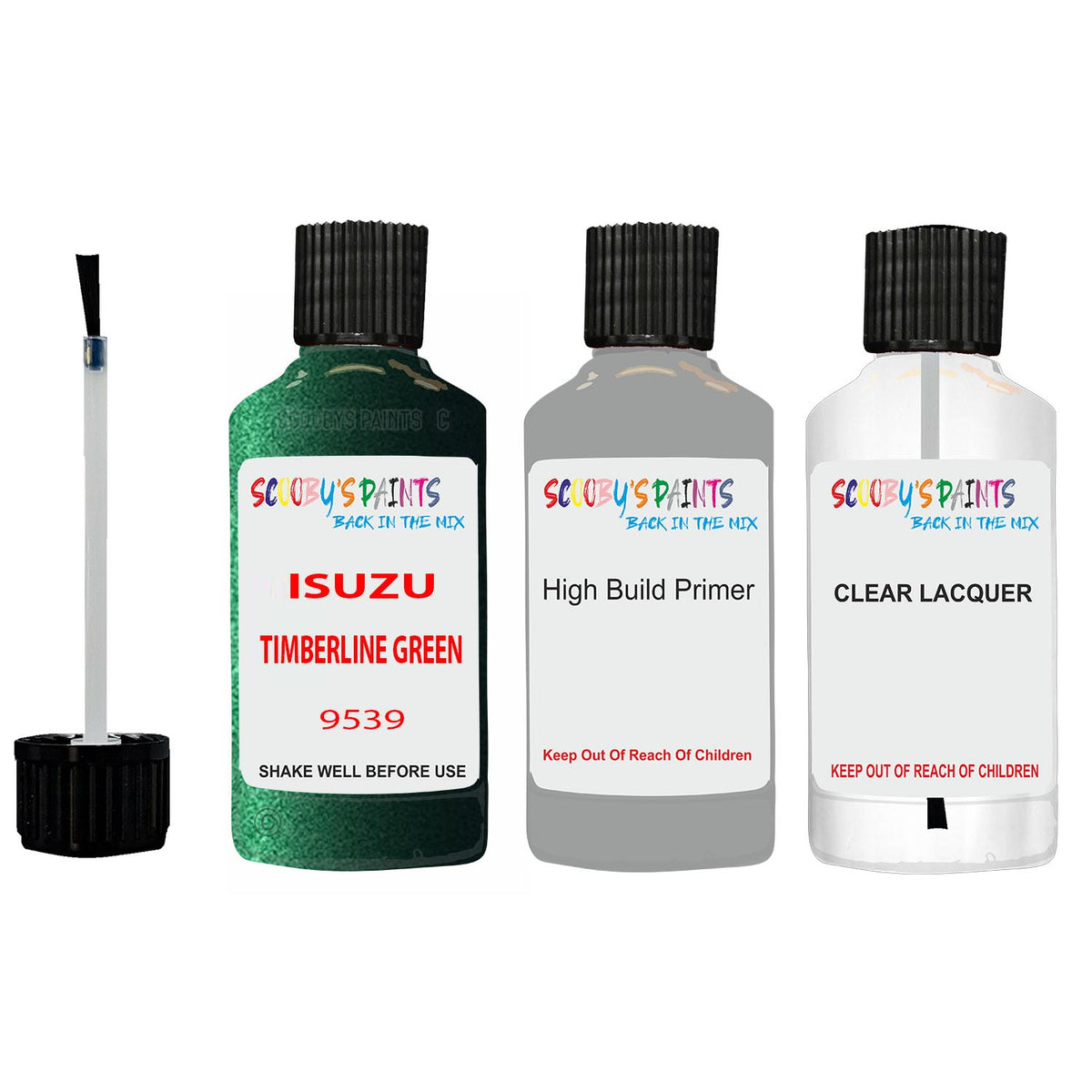 Touch Up Paint For ISUZU ISUZU ( OTHERS ) TIMBERLINE GREEN Code 9539 S ...