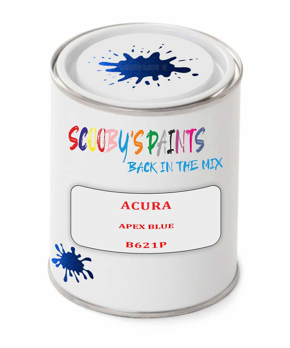 Basecoat Paint Mixed To Match Colour ACURA APEX BLUE Code B621P – Auto ...
