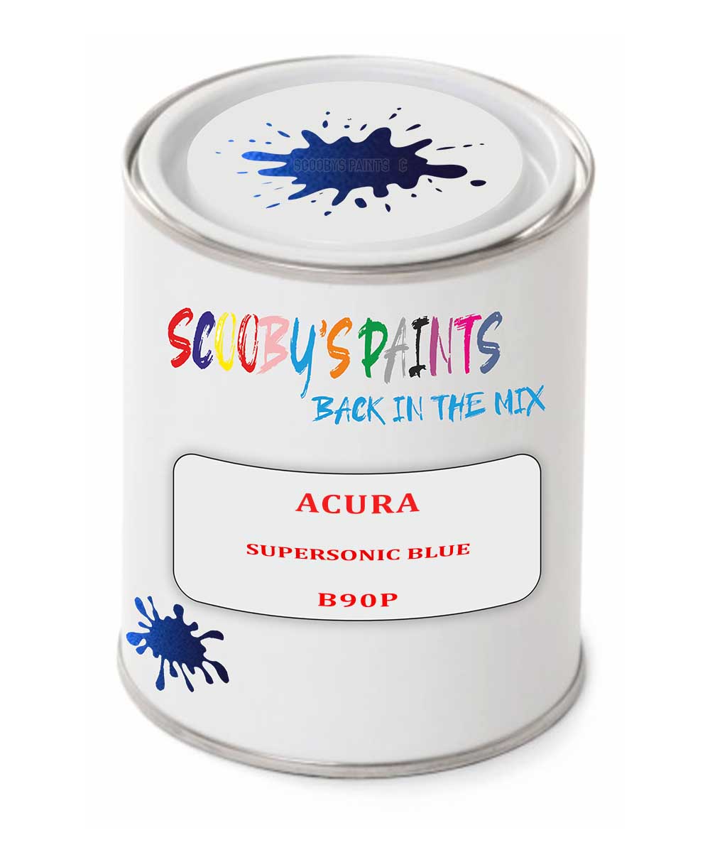 Basecoat Paint Mixed To Match Colour ACURA SUPERSONIC BLUE Code B90P ...