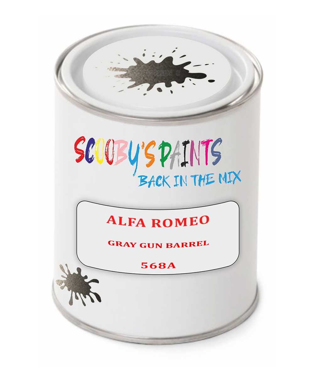 Basecoat Paint Mixed To Match Colour ALFA ROMEO GRIGIO CANNA DI FUCILE ...