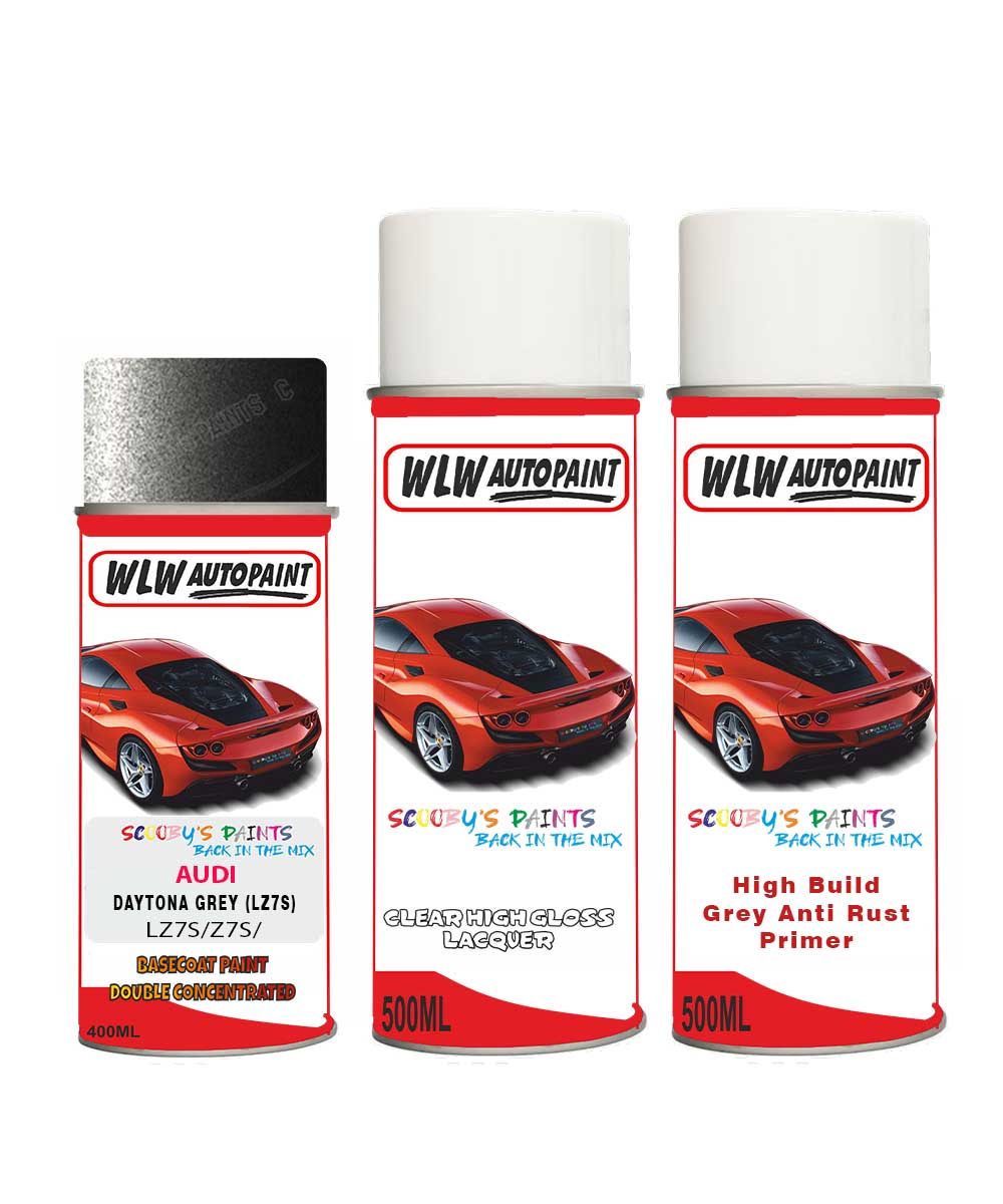 Paint For AUDI A4/S4 DAYTONA GREY code: LZ7S Car Aerosol Spray Paint 2 ...