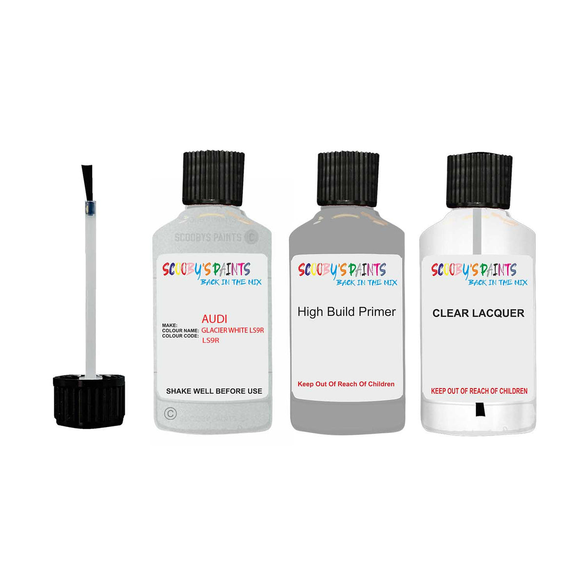 Paint For Audi S6 Glacier White Code Ls9R S9R Touch Up Paint Scratch S ...