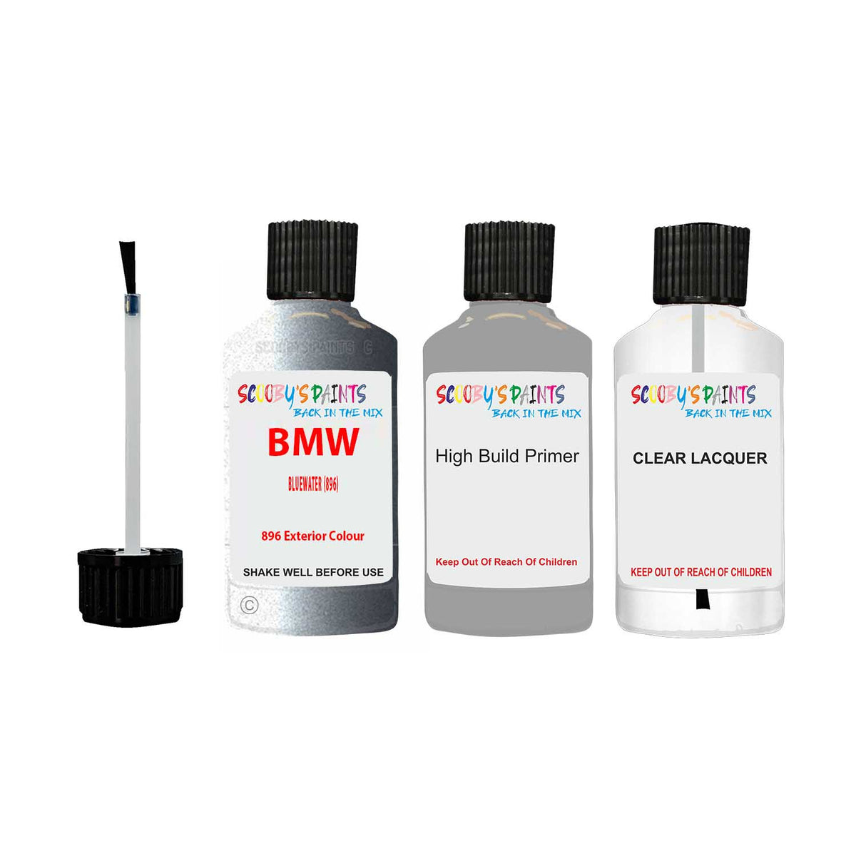 Paint For Bmw 3 Series Bluewater Code 896 Touch Up Paint Scratch Stone ...