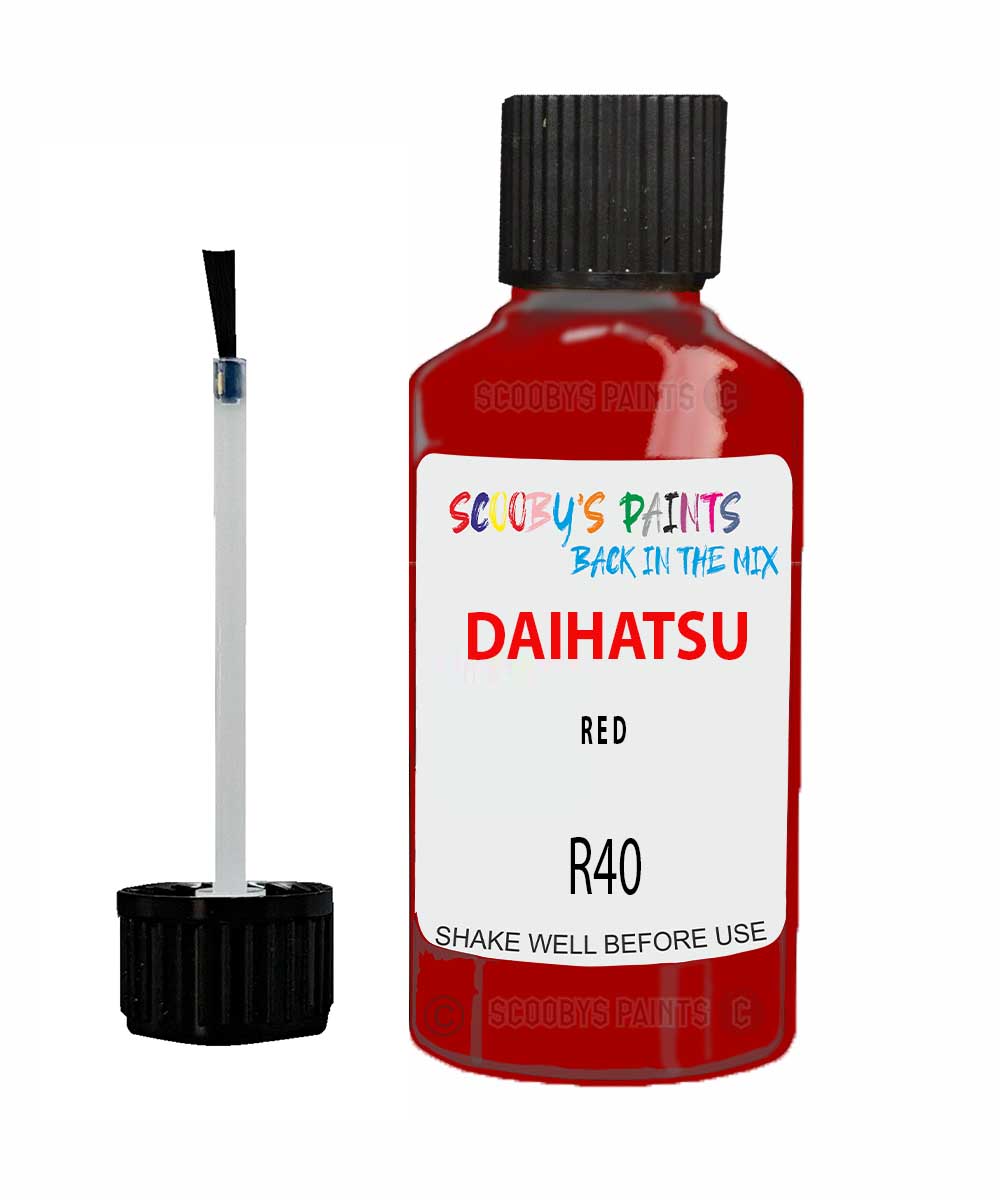 Paint For Daihatsu Sirion Red R40 Touch Up Scratch Repair Paint – Auto ...