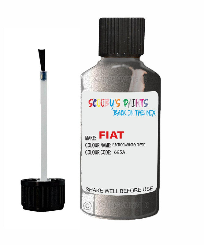 Paint For Fiat/Lancia Tipo Electroclash Grey 500C Presto Twinair Code ...