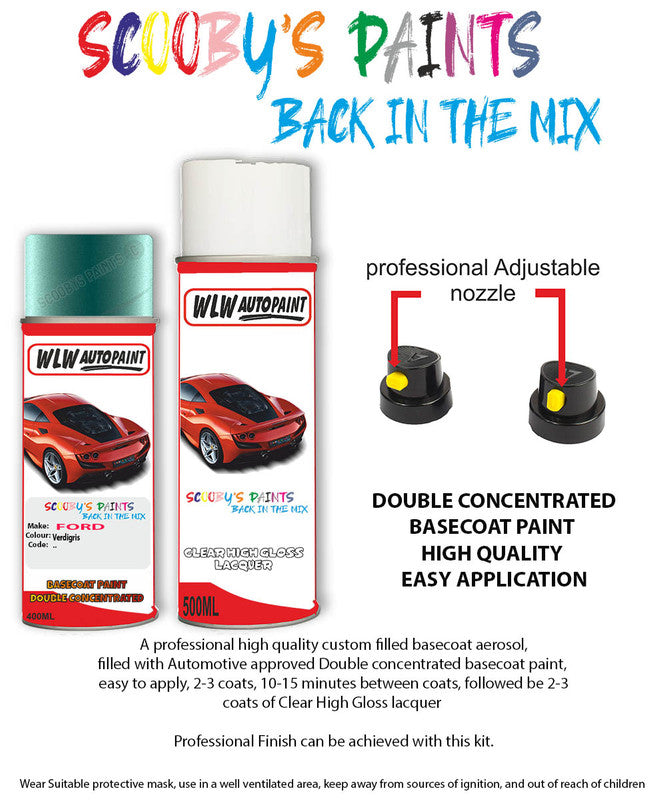 Paint For Ford Focus Verdigris Aerosol Spray Car Paint Can – Auto Car ...