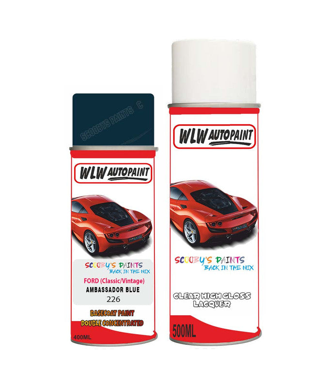 Paint For Ford Classic All Models Ambassador Blue 226 Aerosol Spray Pa ...