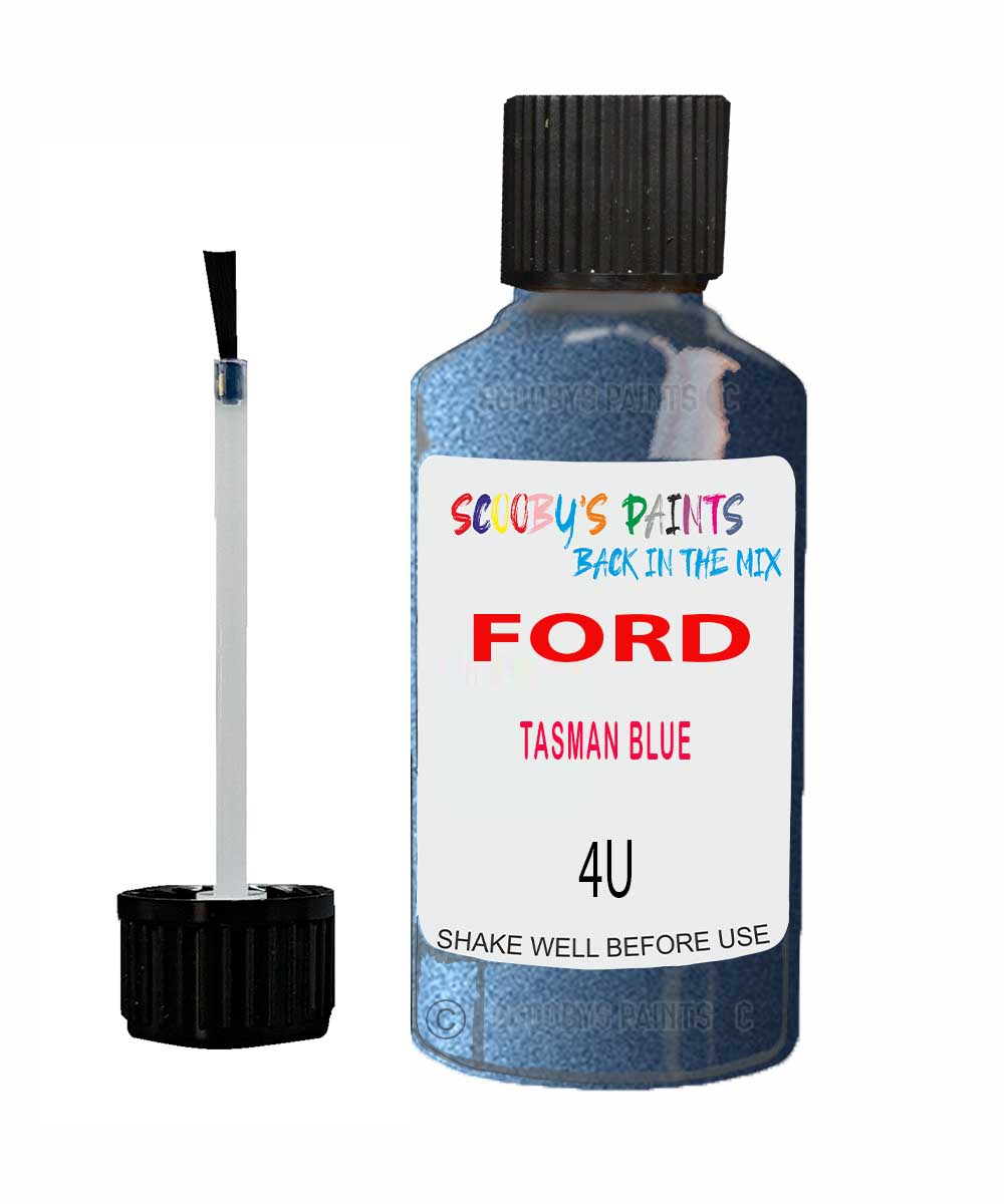 Paint For Ford Sierra Tasman Blue Touch Up Scratch Repair Pen Brush Bo ...