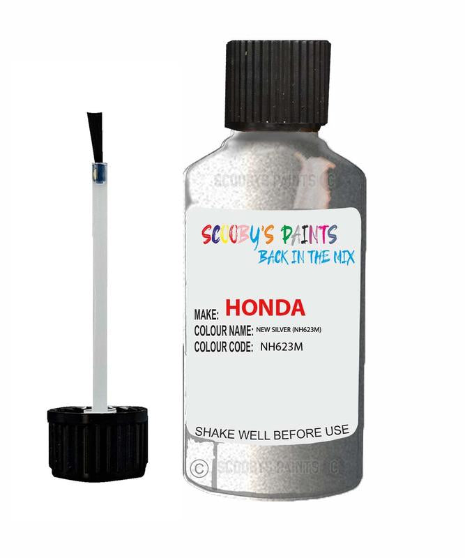 Paint For Honda Civic Satin Silver Code Nh623M Touch Up Paint Scratch ...