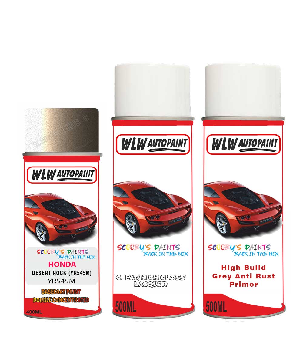 Paint For Honda Odyssey Desert Rock Yr545M Car Aerosol Spray Paint + L ...