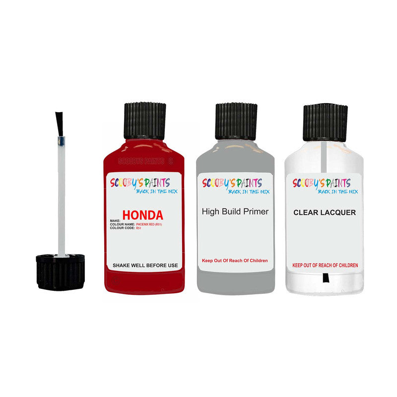 Paint For Honda Accord Phoenix Red R51 Car Touch Up Paint Scratch Repa ...