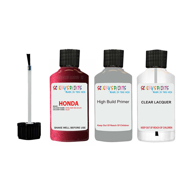 Paint For Honda Crv Royal Ruby Red R522P Car Touch Up Paint Scratch Re ...