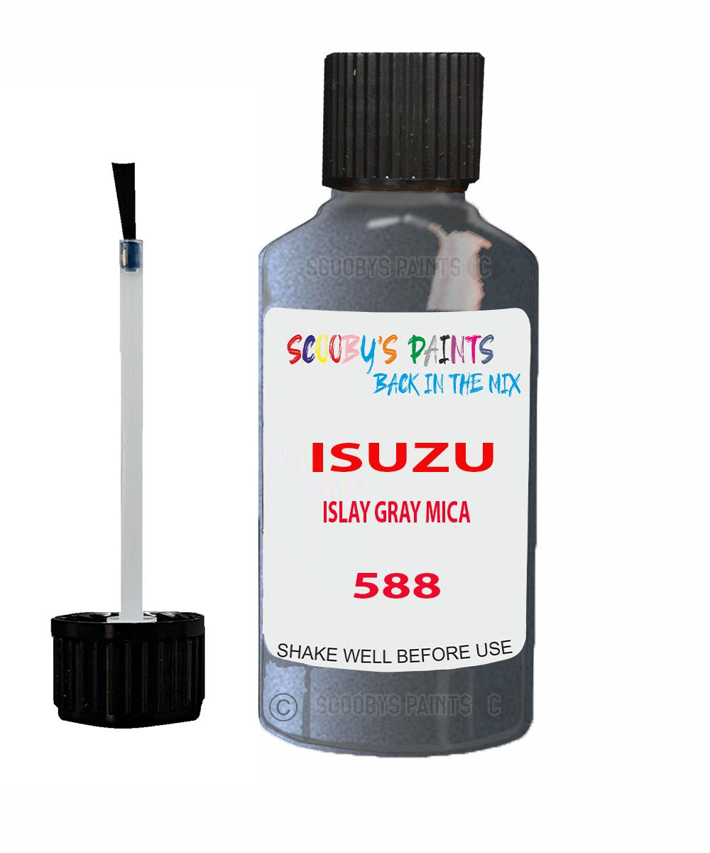 Touch Up Paint For ISUZU D-MAX ISLAY GRAY MICA Code 588 Scratch Repair ...