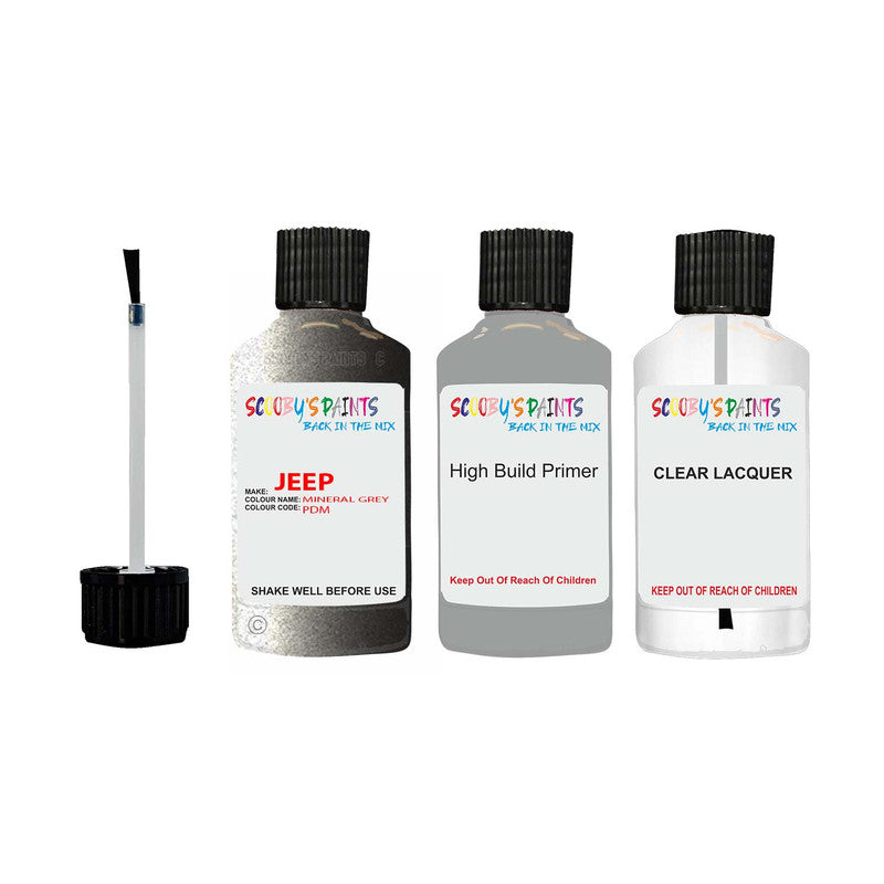 Paint For Jeep Grand Cherokee Mineral Grey Pdm Touch Up Paint Scratch ...