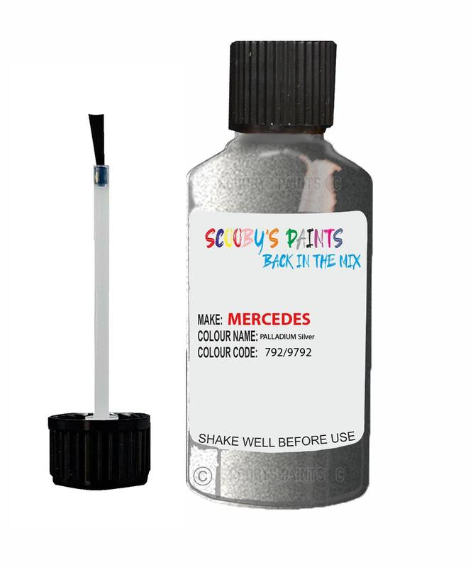 Paint For Mercedes M Class Palladium Silver Code 792 9792 Touch Up Pai ...