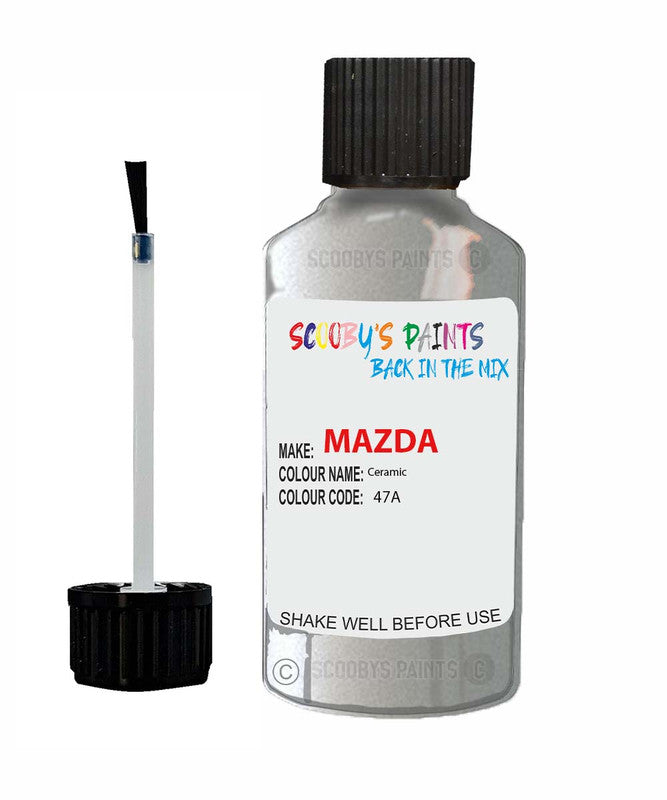 Paint For Mazda Cx4 Ceramic Code 47A Car Touch Up Paint Scratch Stone ...