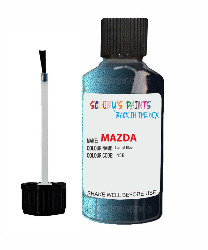 Paint For Mazda Cx3 Eternal Blue Code 45B Car Touch Up Paint Scratch S ...