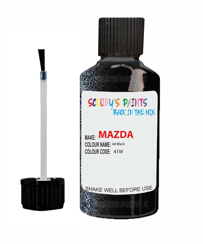 Paint For Mazda Cx30 Jet Black Code 41W Car Touch Up Paint Scratch Sto ...