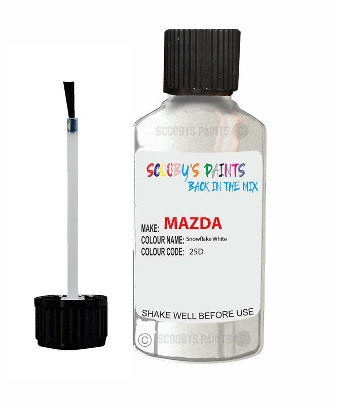 Paint For Mazda Cx3 Snowflake White Code 25D Car Touch Up Paint – Auto ...