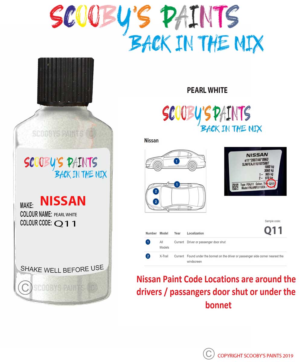 Paint For Nissan Patrol Pewter Code Ky2 Touch Up Paint Scratch Stone C ...