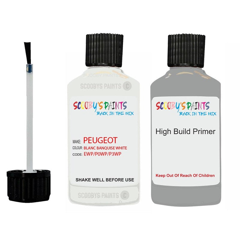 Paint For Peugeot 406 Blanc Banquise White Code Ewp/P0Wp/P3Wp Touch Up ...