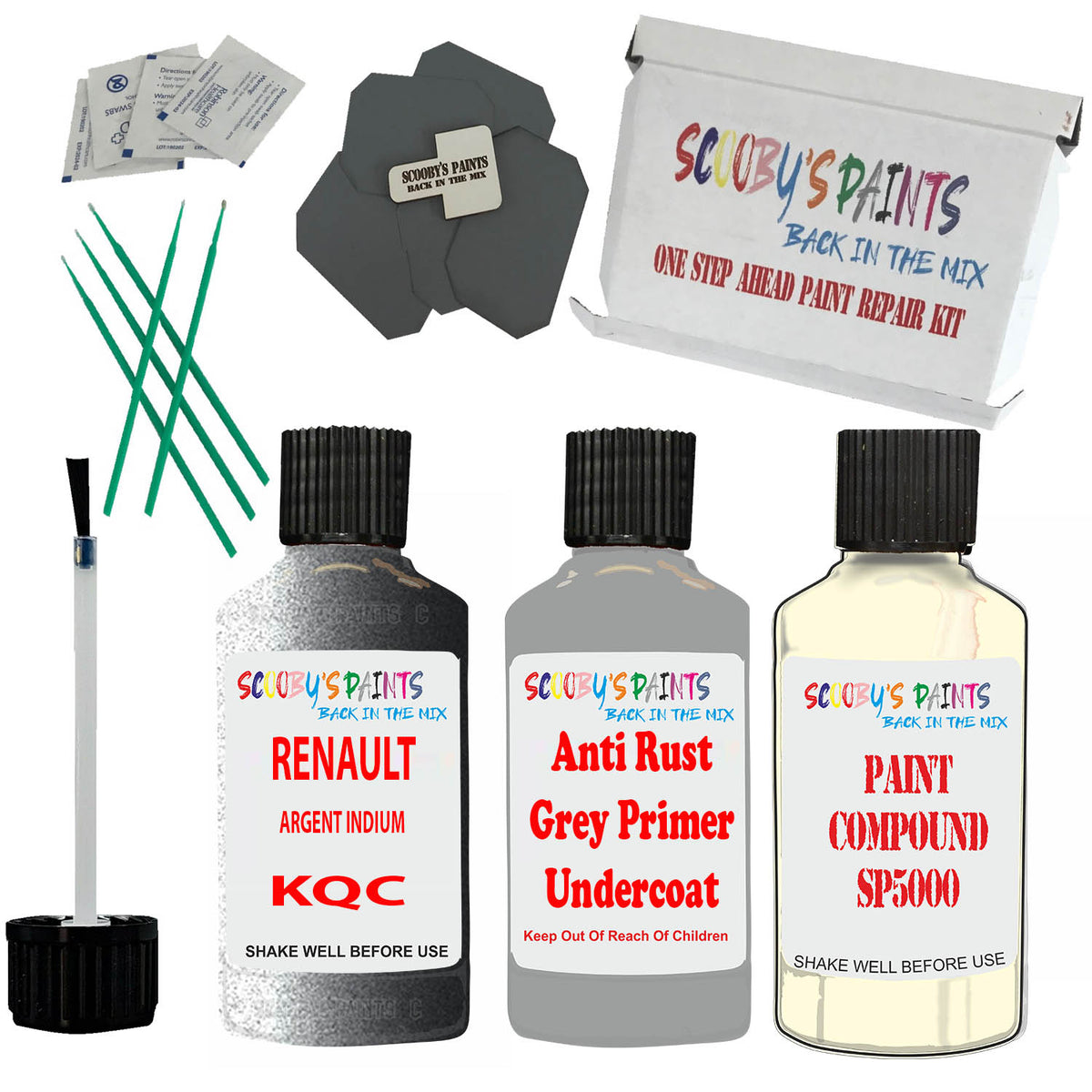 Paint For RENAULT Austral GRIS SCHISTE Silver/Grey KQG Touch Up Scratc ...