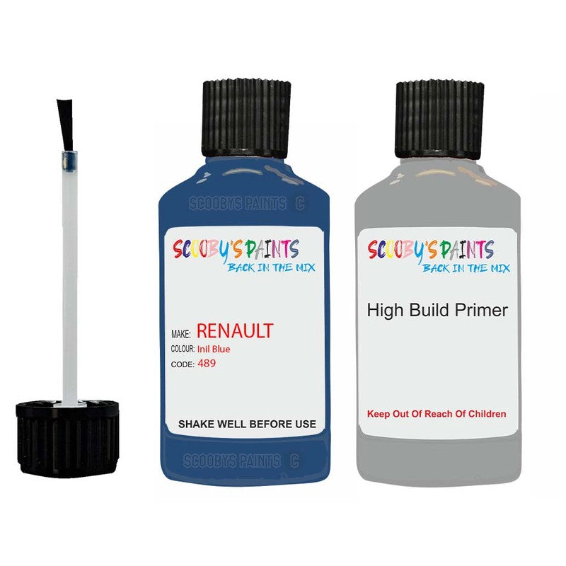 Paint For Renault Master Inil Blue Code 489 Car Touch Up Paint – Auto ...