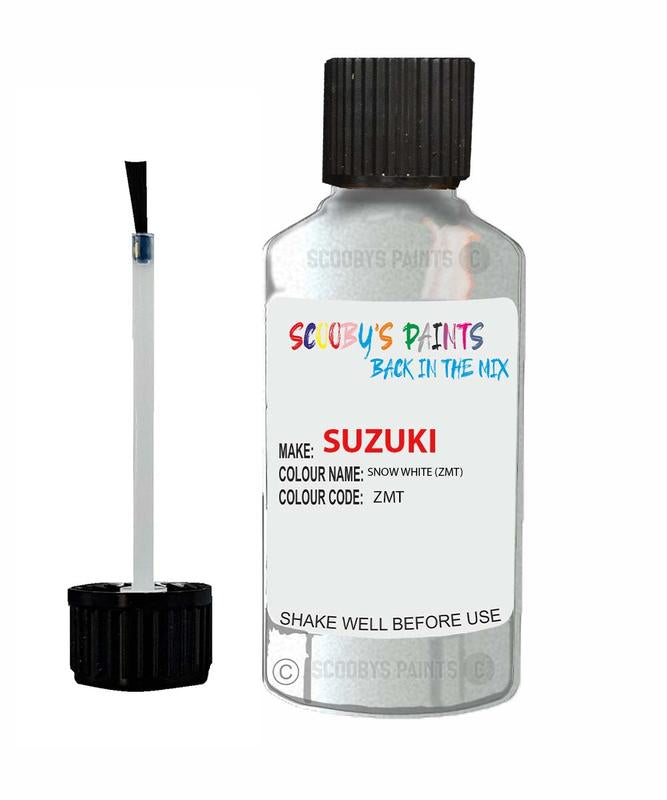 Paint For Suzuki Solio Snow White Code Zmt Touch Up Paint Scratch Ston ...