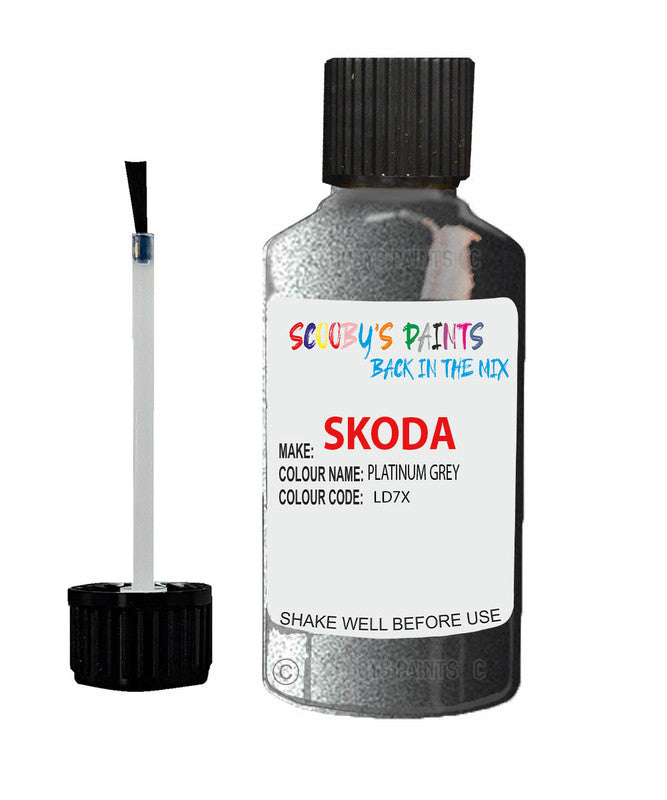 Paint For Skoda Yeti Platinum Grey Car Touch Up Paint Code Ld7X – Auto ...