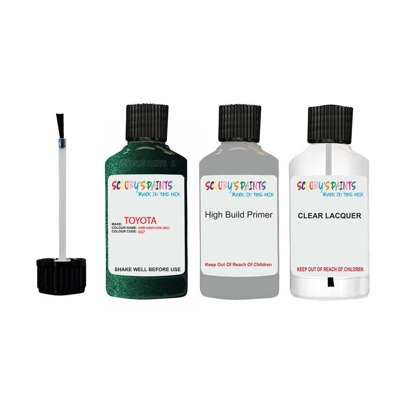 Paint For Toyota Land Cruiser Dark Green Usa Code 6Q7 Touch Up Paint ...