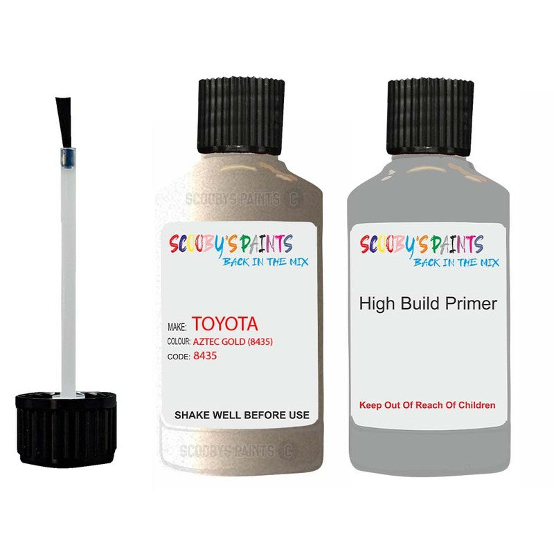 Paint For Toyota Corolla Aztec Gold Code 8435 Touch Up Paint – Auto Car ...
