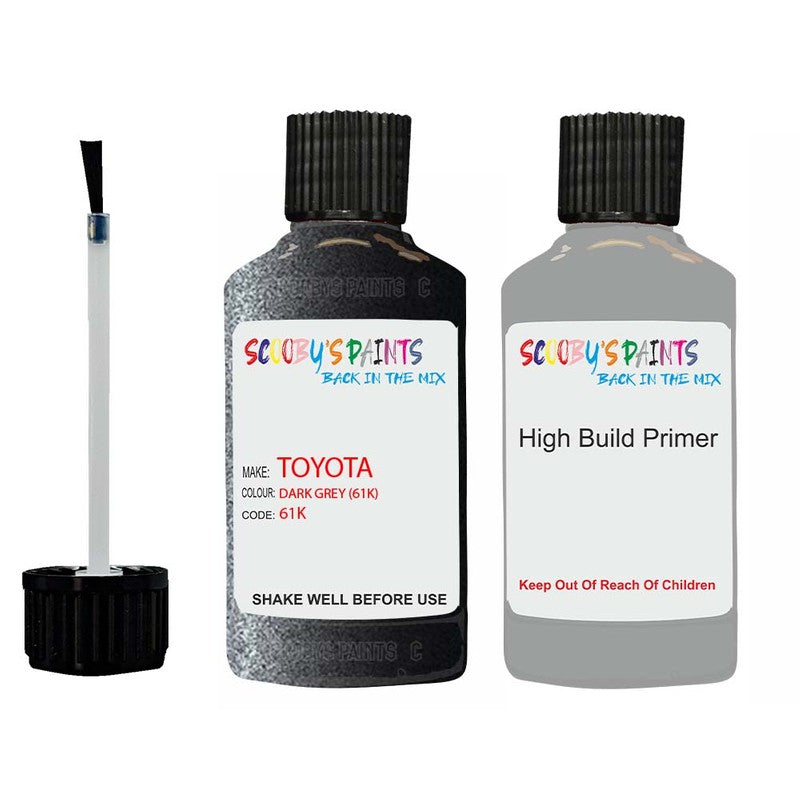 Paint For Toyota Gt86 Dark Grey Code 61K Touch Up Paint Scratch Stone ...