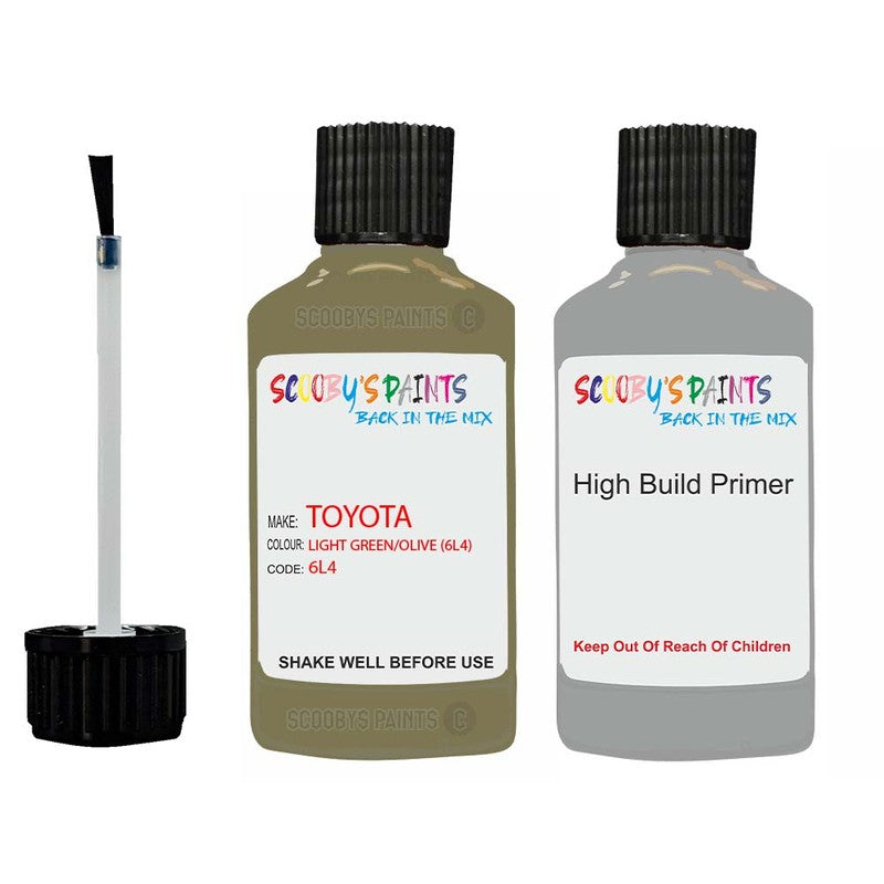 Paint For Toyota Land Cruiser Light Green/Olive Code 6L4 Touch Up Pain ...