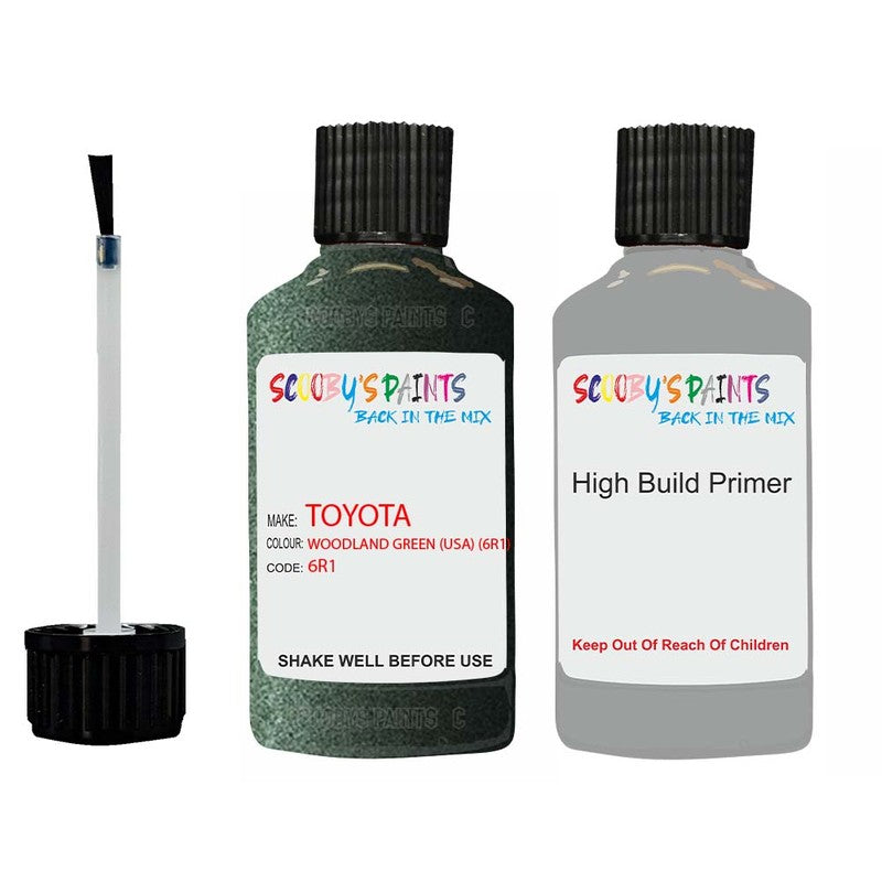 Paint For Toyota Camry Green Code 6R1 Touch Up Paint Scratch Stone Chi ...