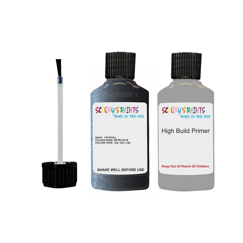 Paint For Vauxhall Corsa Metro Blue Code 168/4Xu/Gbi Touch Up Paint ...
