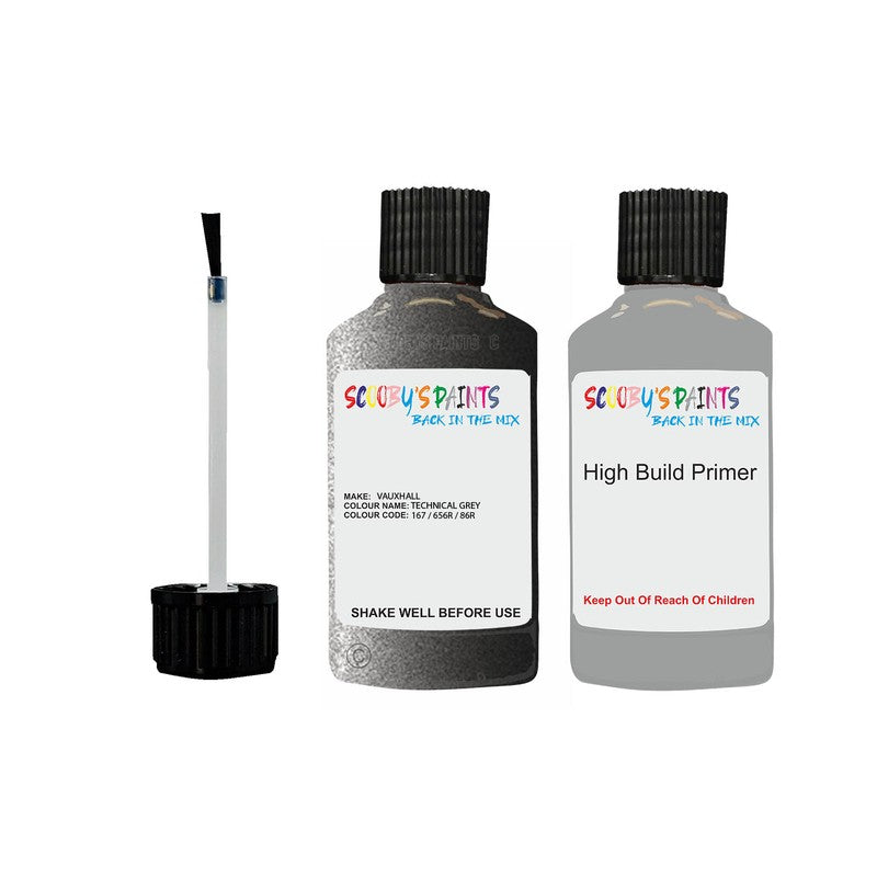 Paint For Vauxhall Astra Technical Grey Code 167/656R/86R Touch Up Pai ...